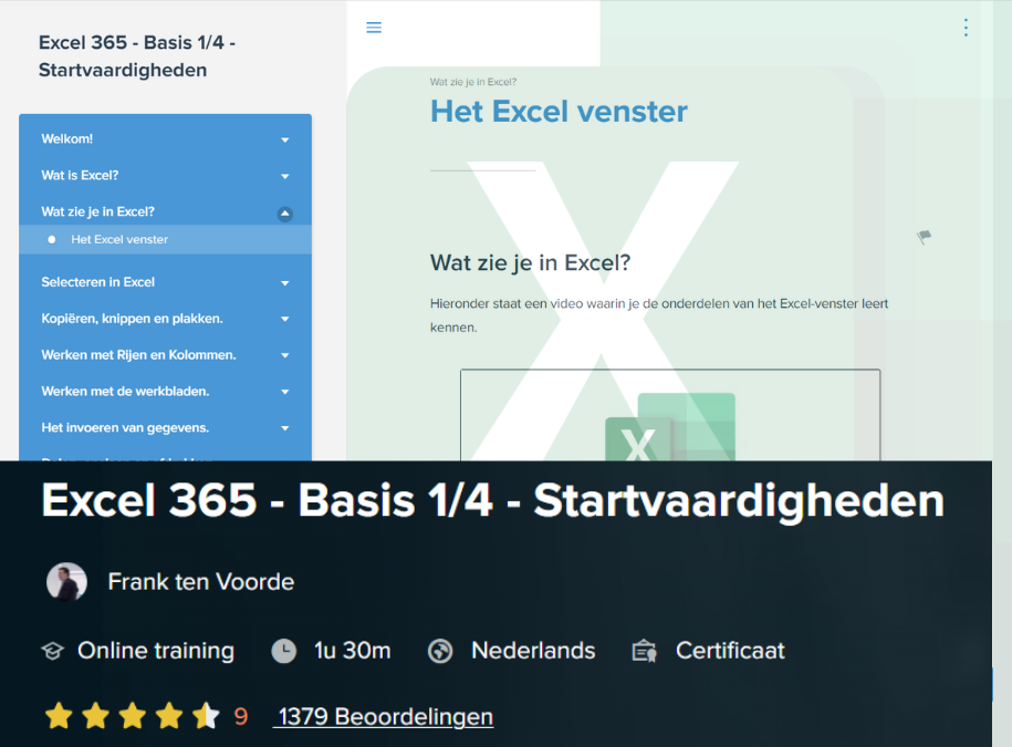 Excel basis 1 met samenv - CompUniversity